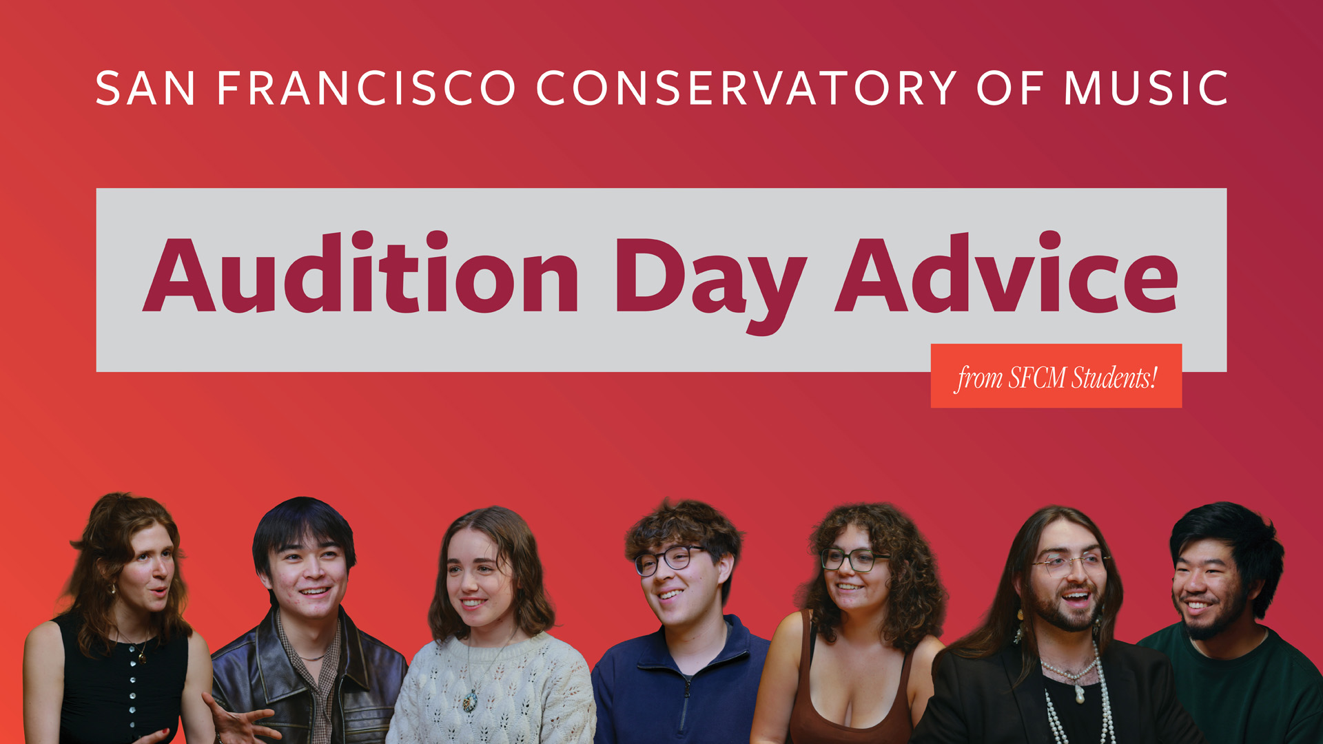 Seen, Heard, and Supported: Inside the SFCM Audition Experience | SFCM