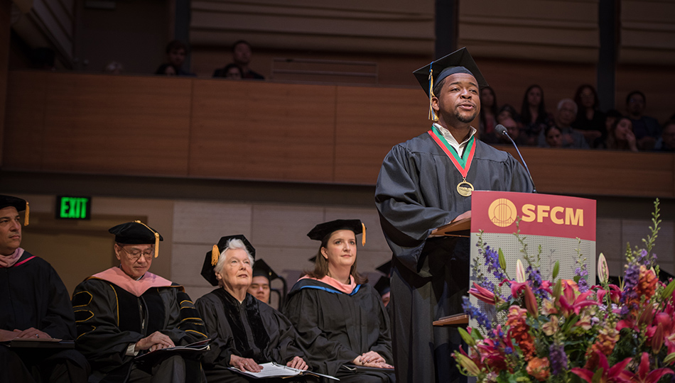 Commencement Weekend: SFCM Students Rise to the Occasion | SFCM